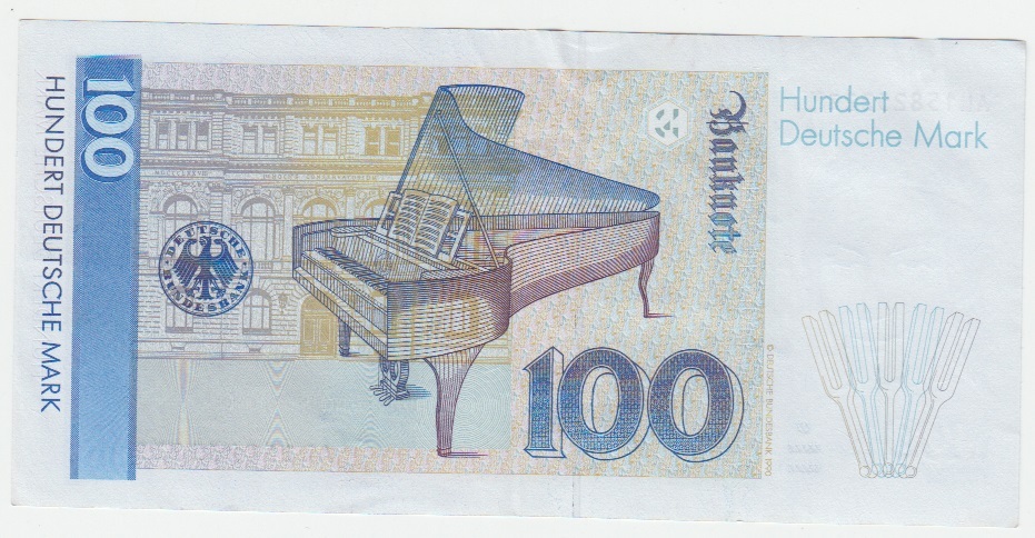 Deutschland 100 DM Banknote 1989 EF | MA-Shops