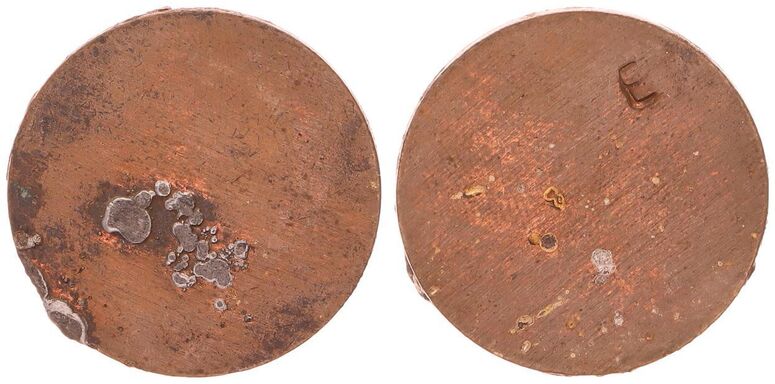 Deutschland 2 Mark Rohling Kaiserreich Rohling Probe in 2 Mark Größe ...