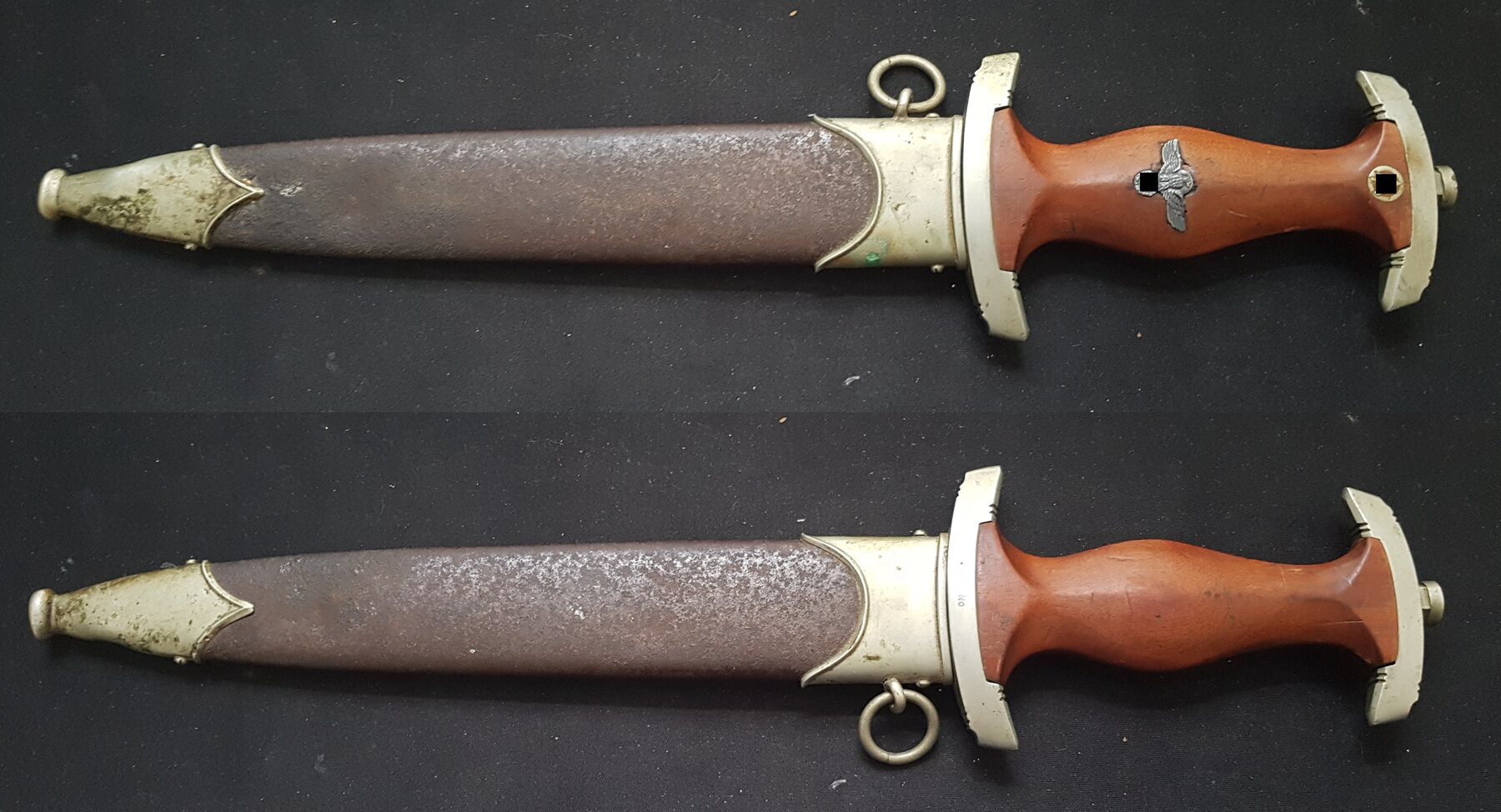 3. Reich SA Dolch mit Scheide, Alles für Deutschland mit Hersteller ...