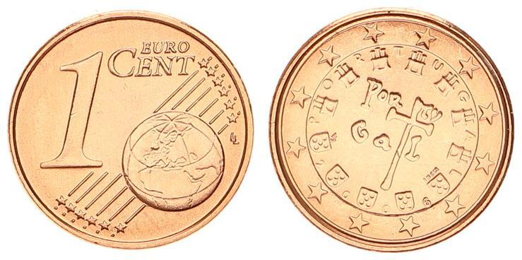 Portugal 1 Cent Kursmünze 2006 prägefrisch UNC | MA-Shops