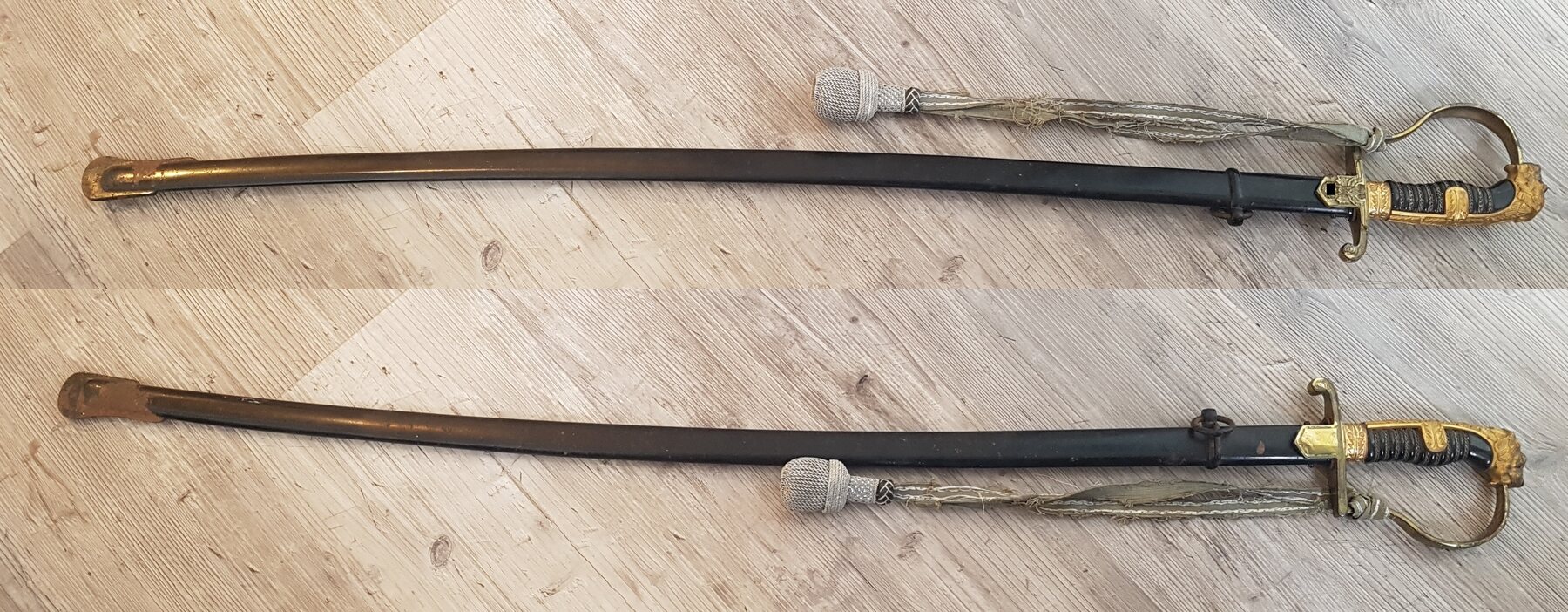 3. Reich Artillerie Säbel ca 1938 LÖWENKOPFSÄBEL DER WEHRMACHT mit ...