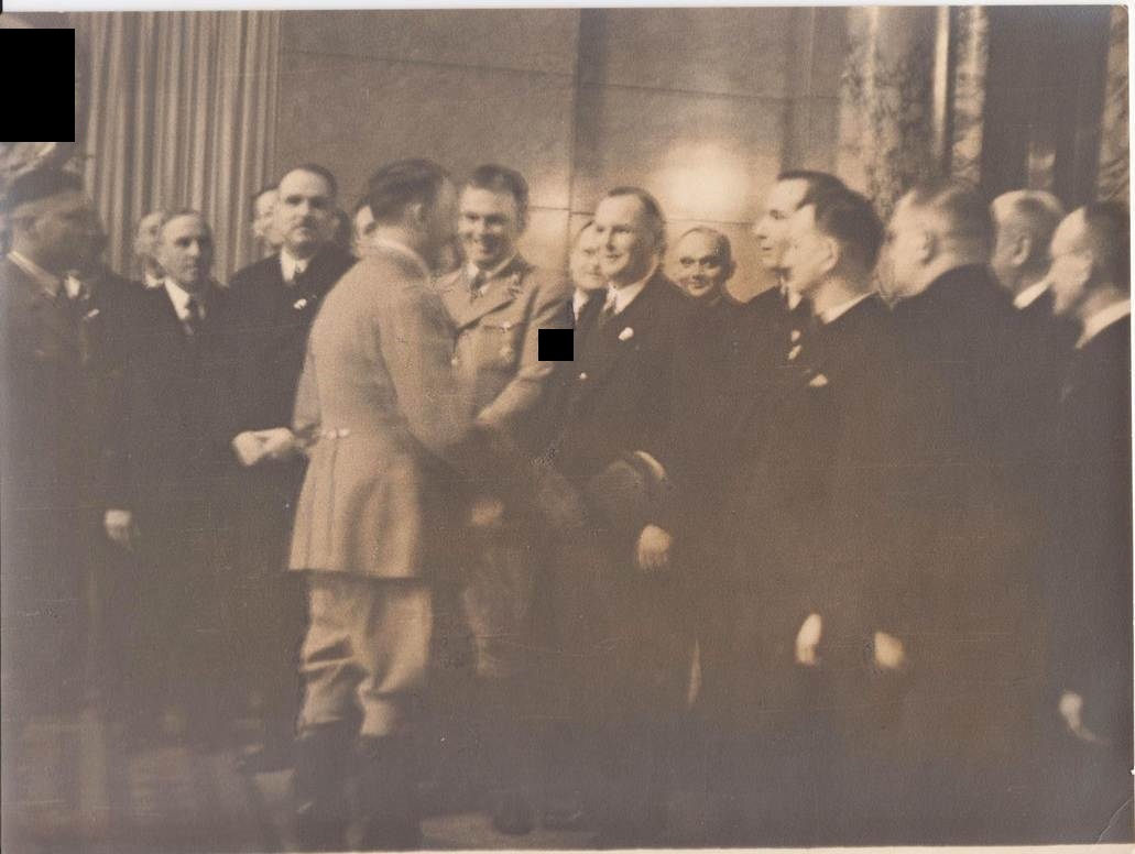 3. Reich / Nationalsozialismus Foto ca. 1940 Presse-Bild mit Hitler ...