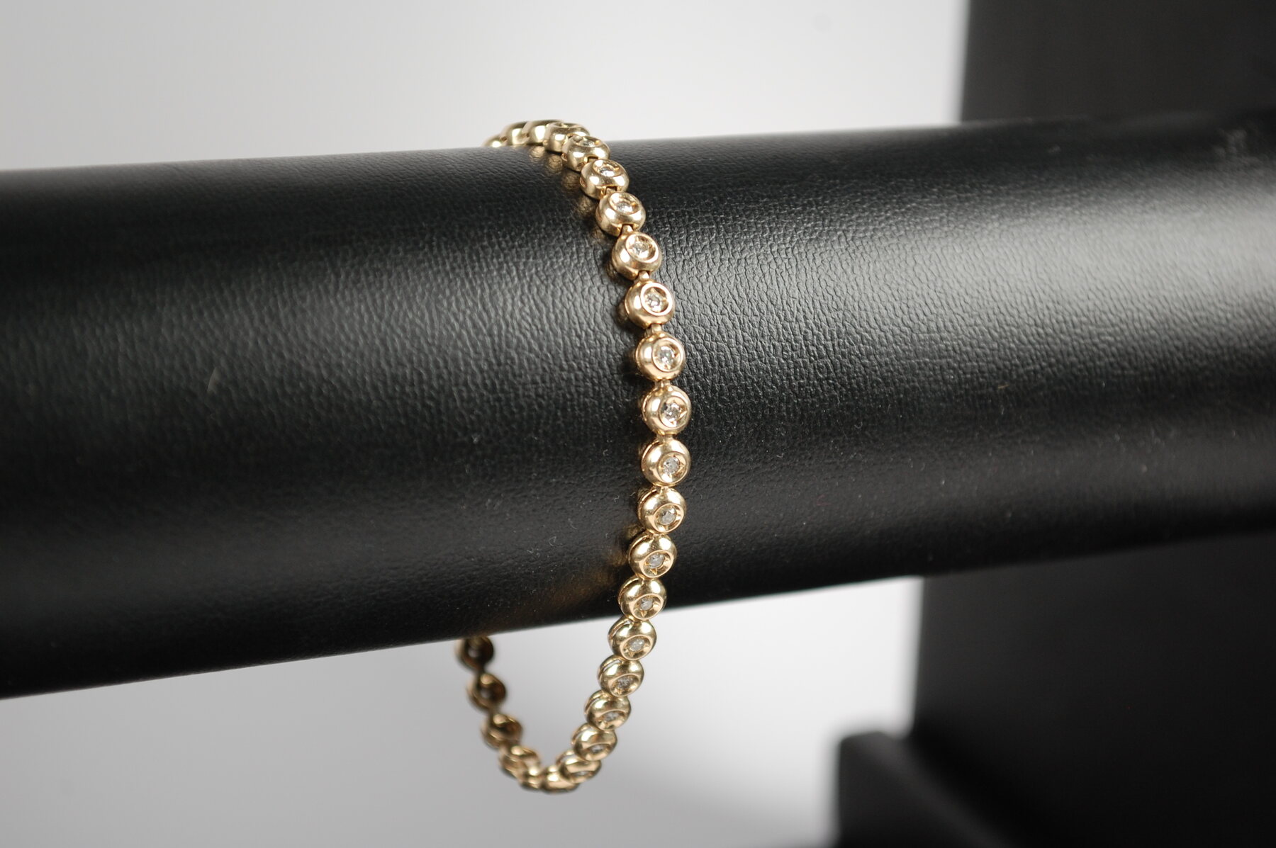 Tennis Armband, mit Diamanten, 585 Gold, 20cm lang | MA-Shops