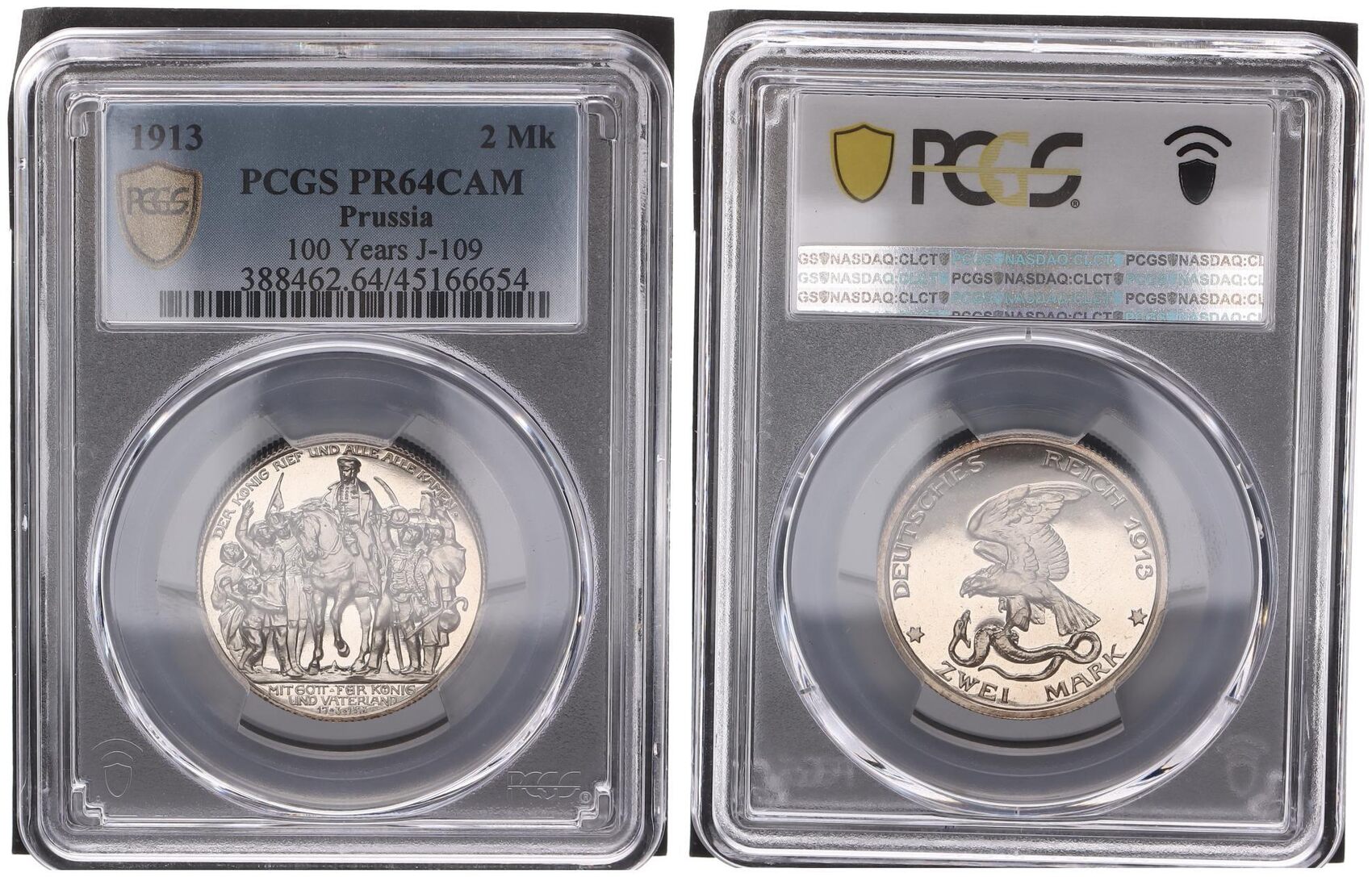 Prussia 2 Mark Preussen 1913 A: Der König rief (Befreiungskriege gegen ...