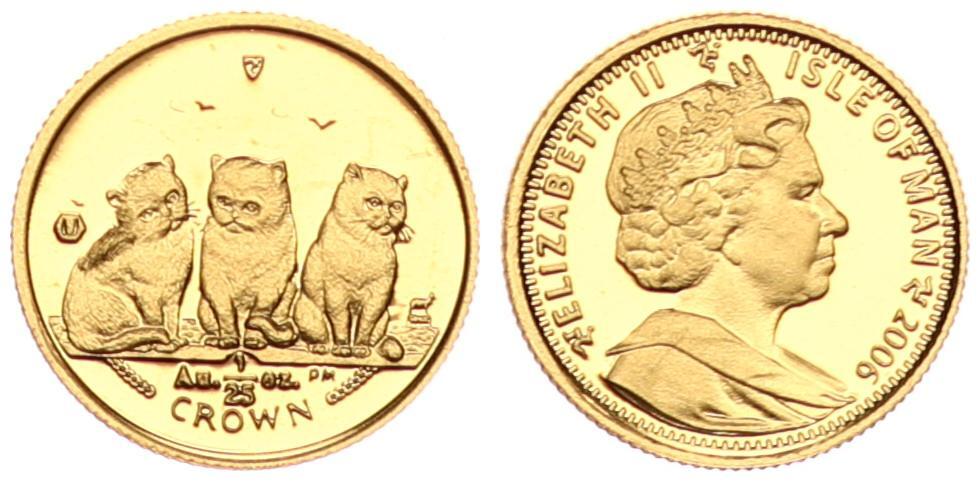 Großbritannien - Isle of Man 1/25 Unze - Gold 2006 Isle of Man 1/25 ...