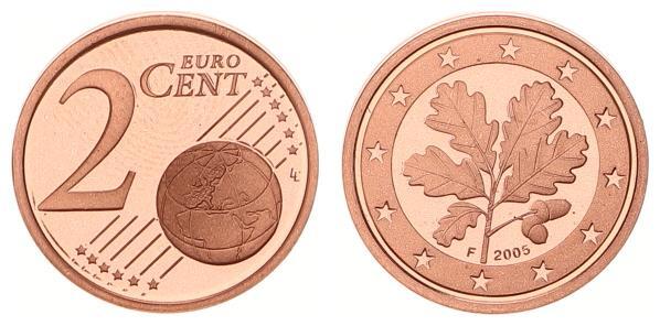 Deutschland 2 Cent 2005 F PP Proof | MA-Shops