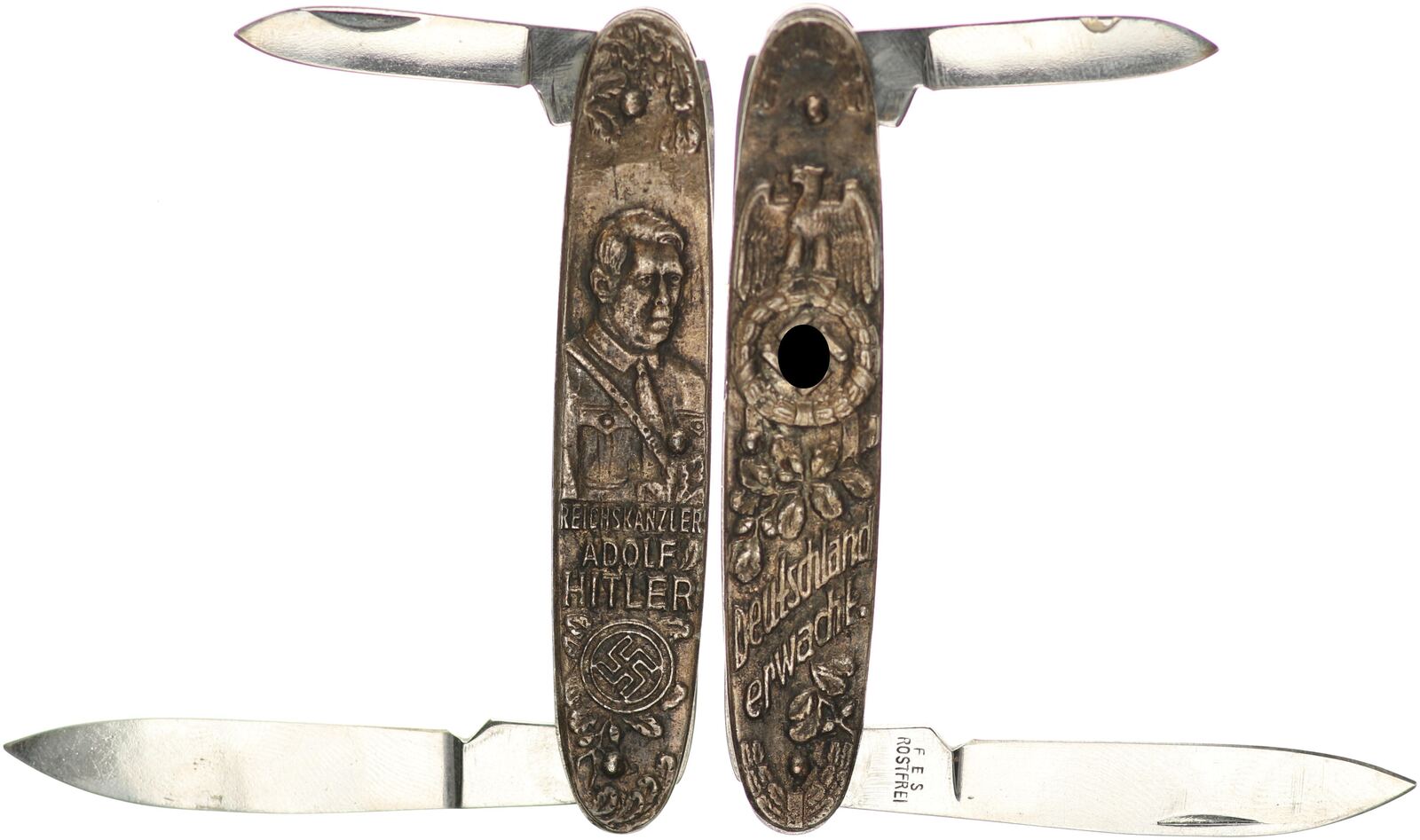 3. Reich Taschenmesser Deutschland erwacht Reichskanzler Adolf Hitler ...