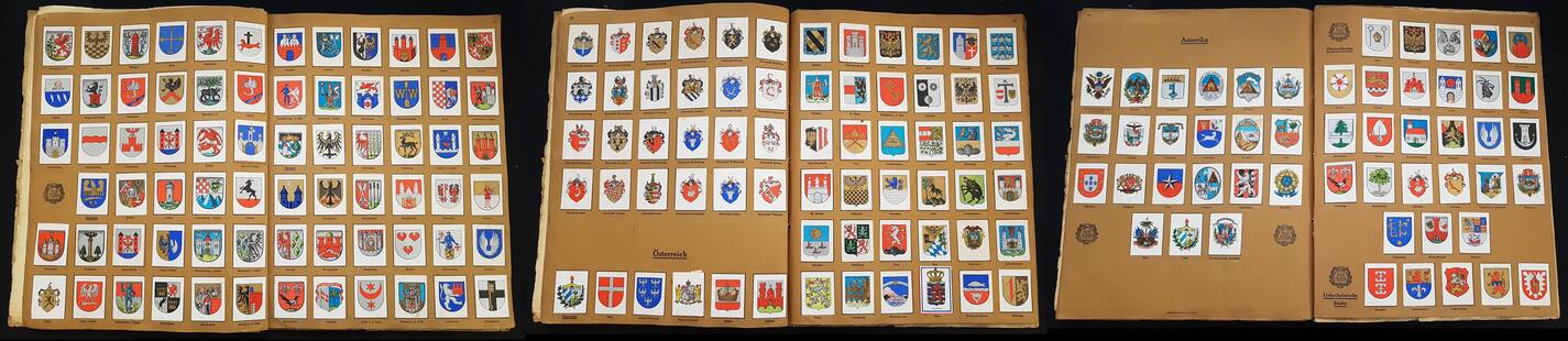 Weimar Sammelbuch 1929 Kur Mark Cigaretten Wappenschau gebrauchter ...