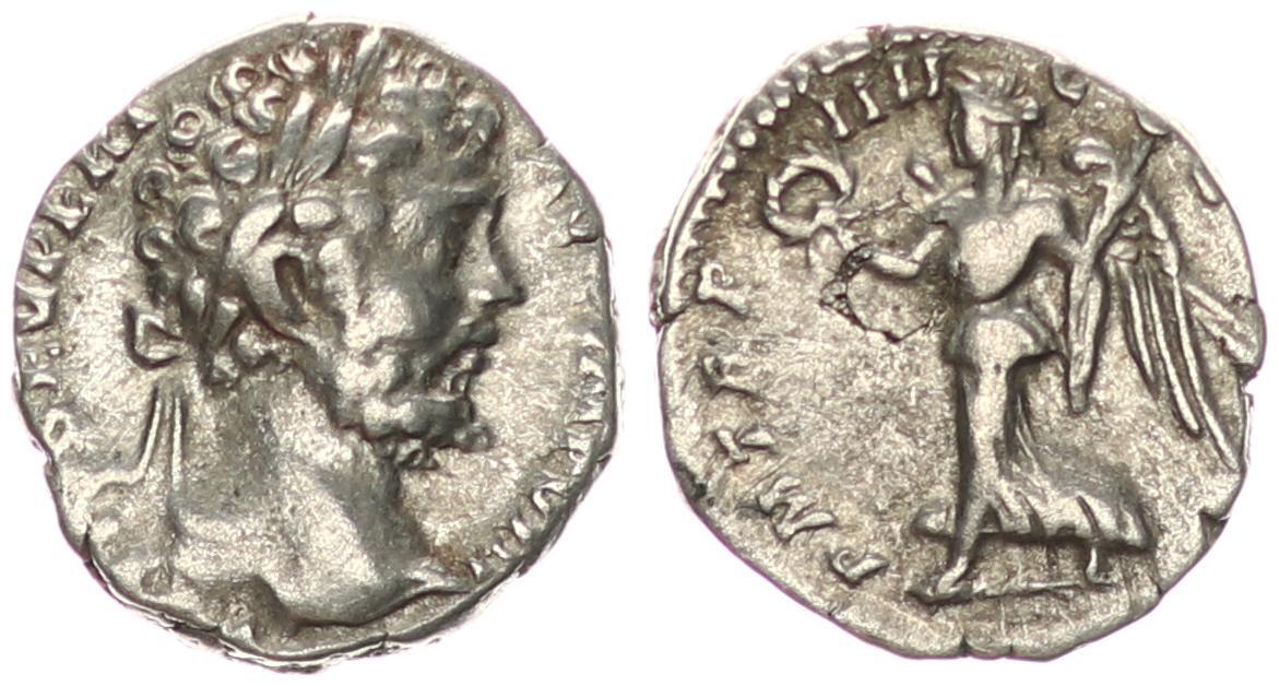 ROMAN EMPIRE - römische Kaiserzeit AR Denarius Sept. Severus, AD 193 ...