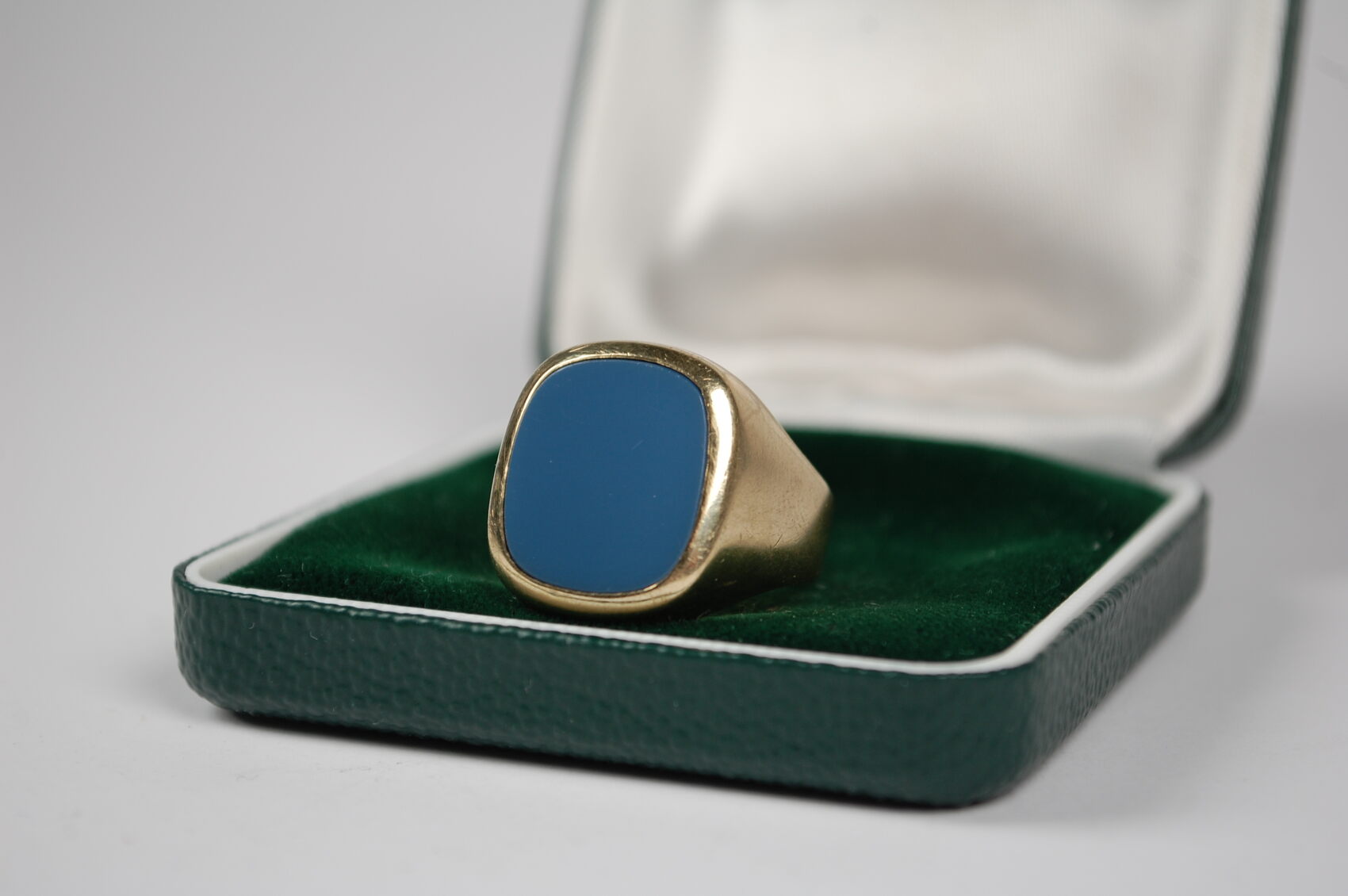 Ring mit blauen Lagenstein, 333 Gold, 5g, Ringgröße 58 | MA-Shops