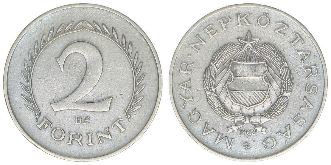 Ungarn 2 Forint 1962 VF-EF | MA-Shops