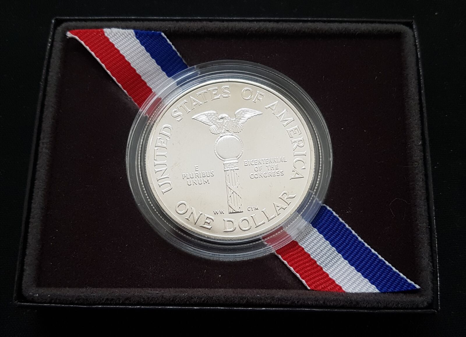 USA 1 Dollar Silber 1989 Congressional Coins CH UNC. | MA-Shops