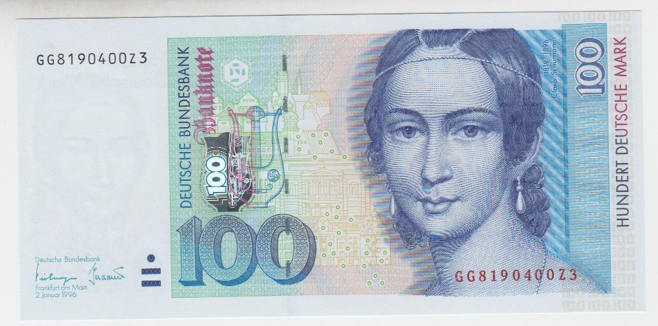Deutschland 100 DM Banknote 1996 GEM UNC | MA-Shops