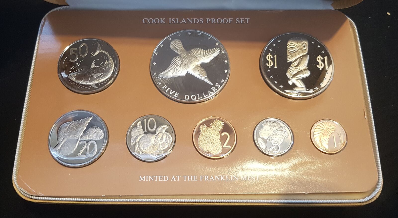 Cook Islands KMS 1976 Minted at the Franklin Mint Proof | MA-Shops