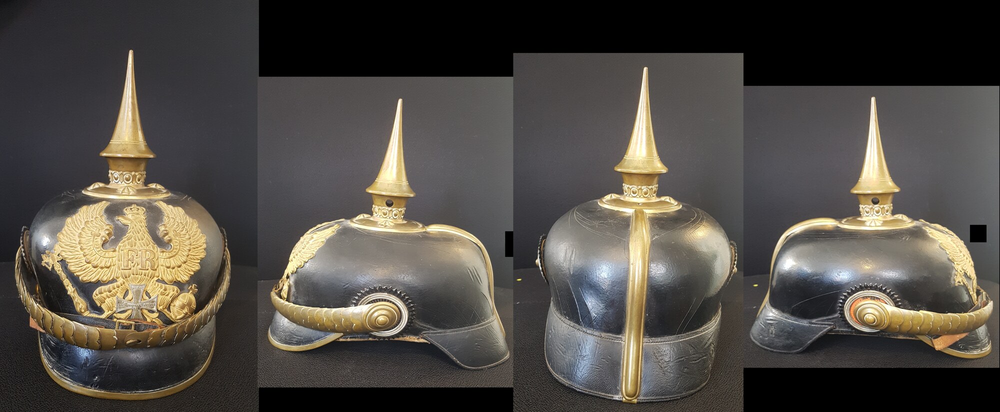 Preußen Helm für Offiziere der Infanterie (Pickelhaube) guter - sehr ...