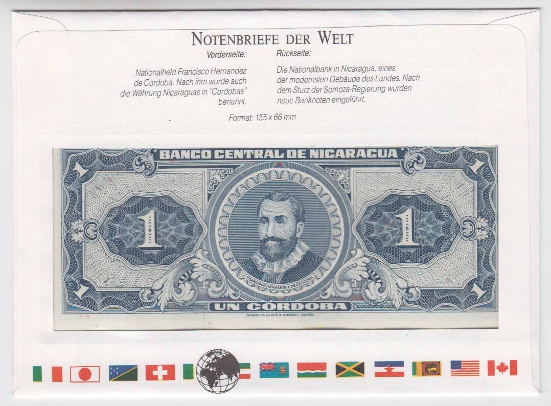 Nicaragua, 1 Cordoba Geldschein GEM UNC | MA-Shops