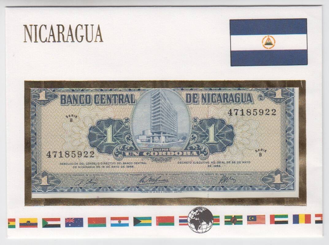 Nicaragua, 1 Cordoba Geldschein GEM UNC | MA-Shops