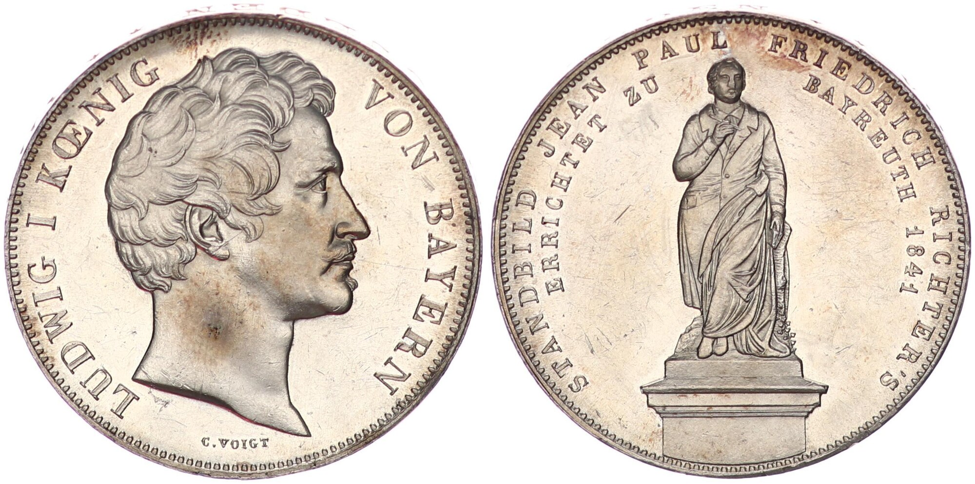 Altdeutschland - Bayern 1841 Königreich Bayern Vereinsdoppeltaler ...