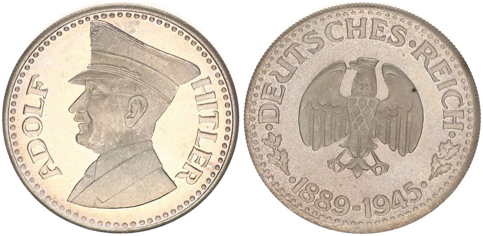 3. Reich Medaille nach 1945 Adolf Hitler Deutsches Reich 1889 - 1945 ...