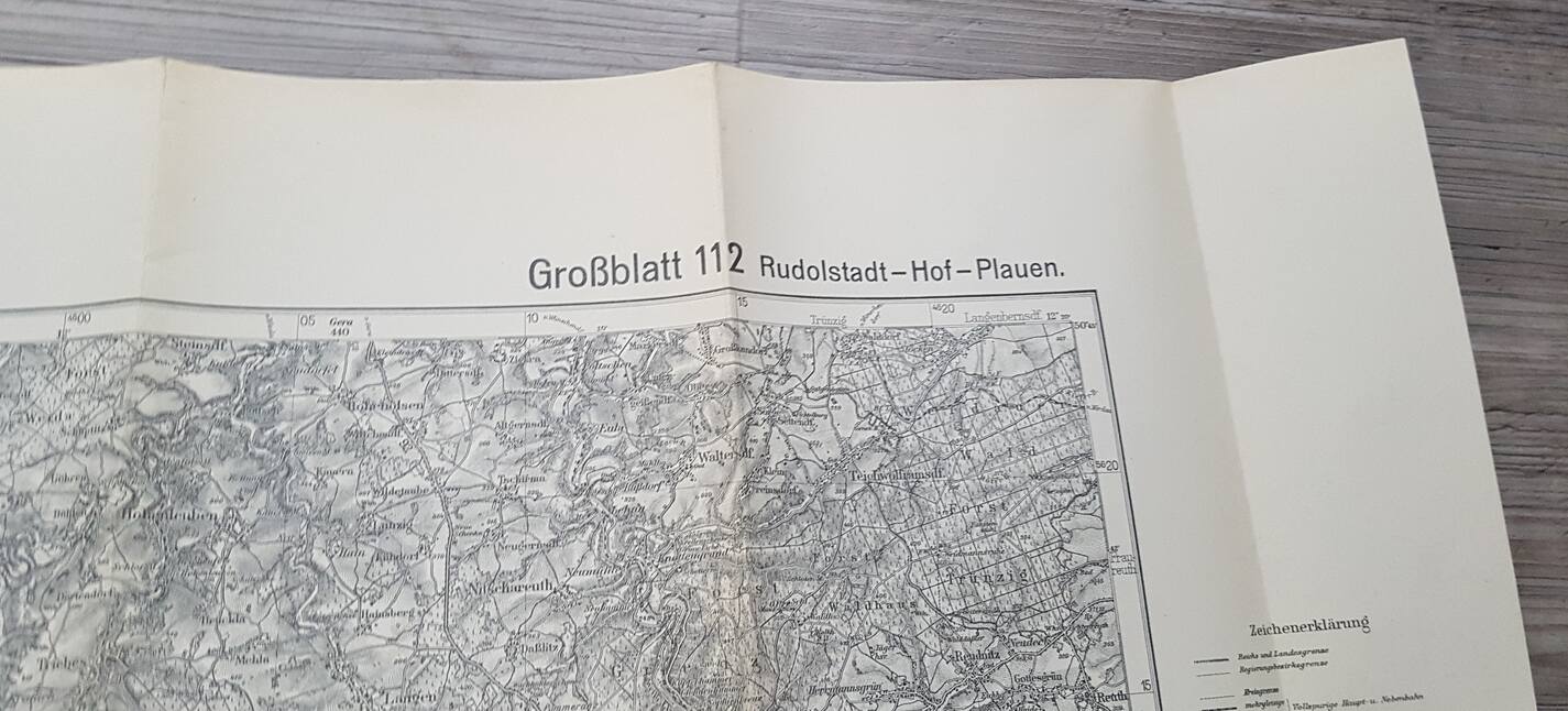 3. Reich Landkarte Reichskarte Großblatt 12 gebraucht | MA-Shops