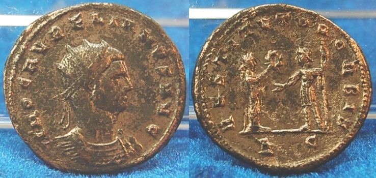 Antike / Römische Kaiserzeit / Aurelianus Antoninian, Silbersud ...