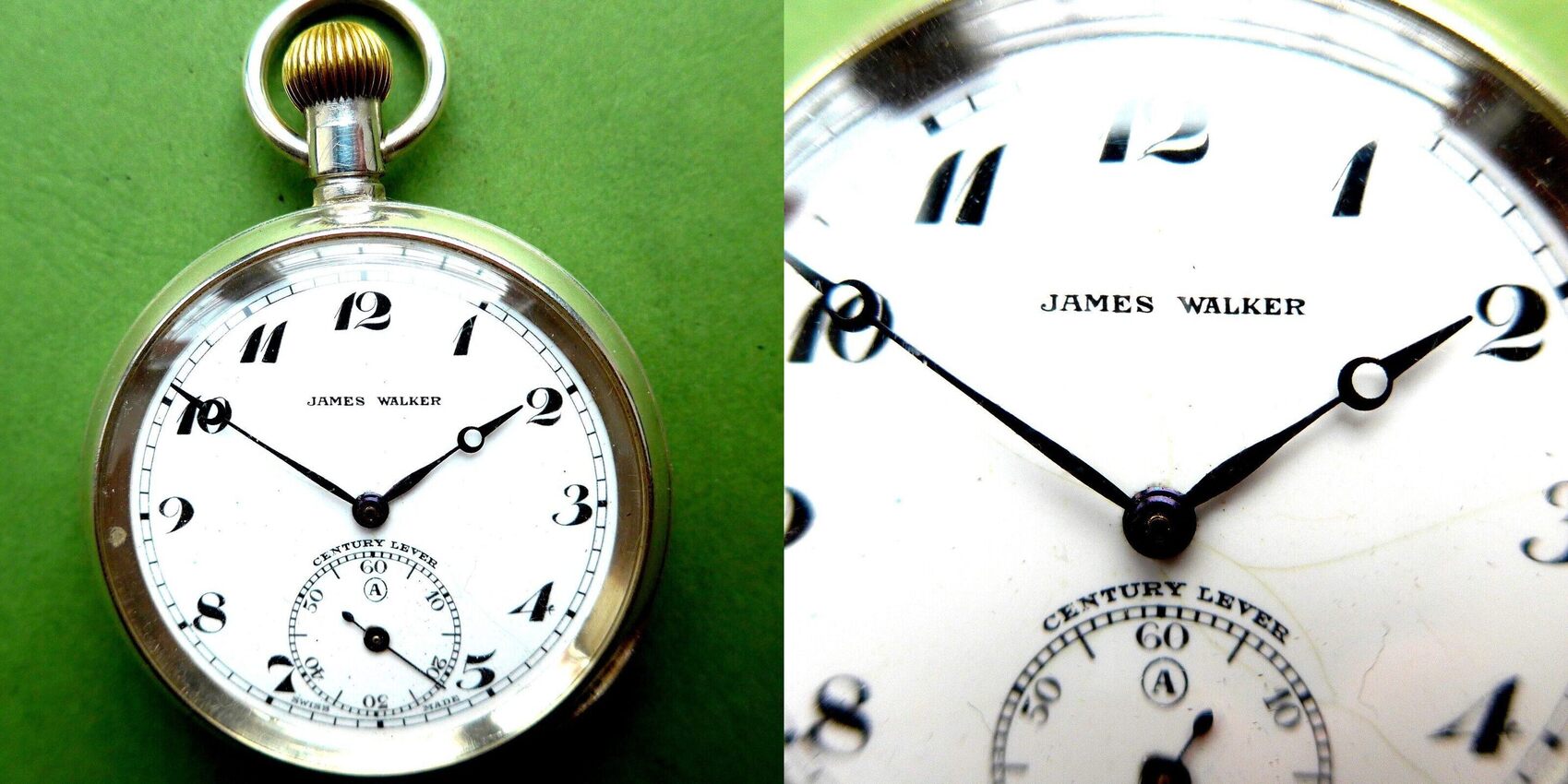 Schweiz, James Walker HERREN TASCHENUHR, 0,800, Ankerhemmung, gute ...