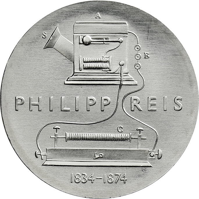 DDR 5 Mark 1973 Philipp Reis BU (MS65-70) | MA-Shops
