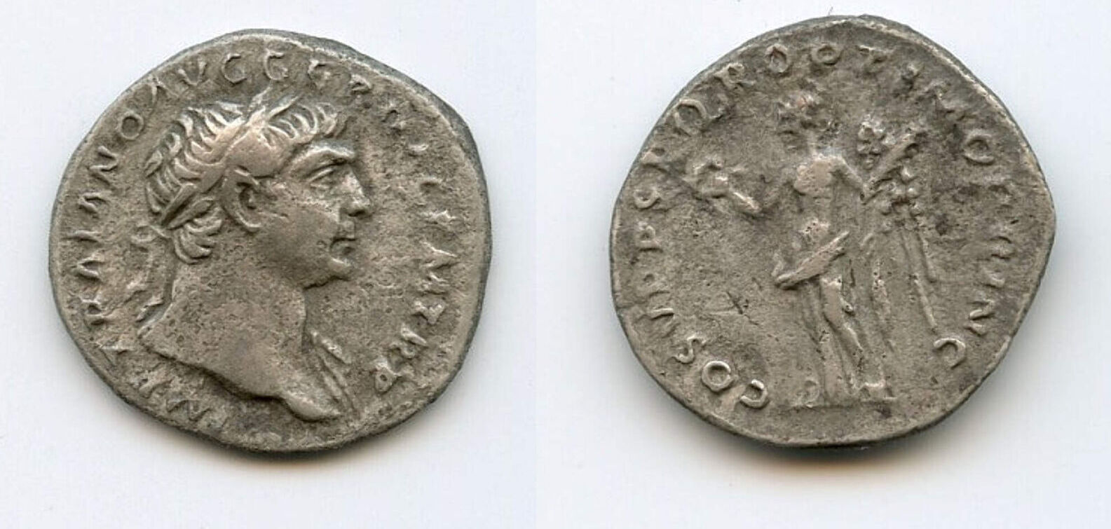 denarius 98-117 n. Chr. Silver w/Victory, Trajan (98-117 CE), Rome mint ...