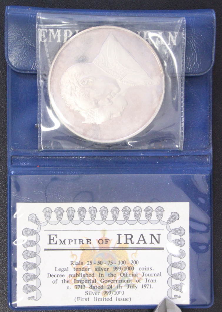 Iran 200 Rial 1971 im Etui mit Zertifikat ST/OVP | MA-Shops