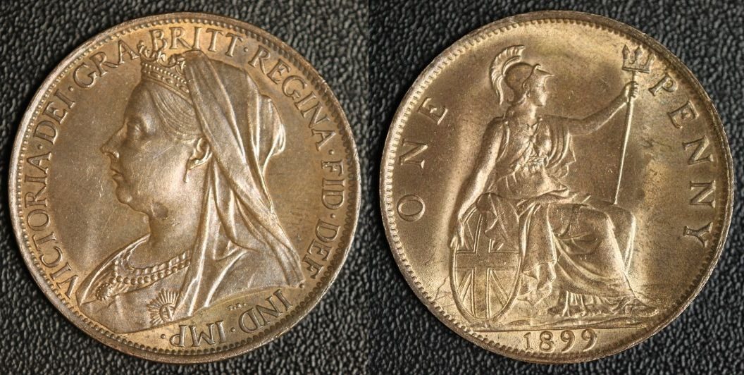 One Penny 1899 England Victoria Vz Min Srf MA Shops One Penny 1899 England Victoria Vz Min Srf MA Shops