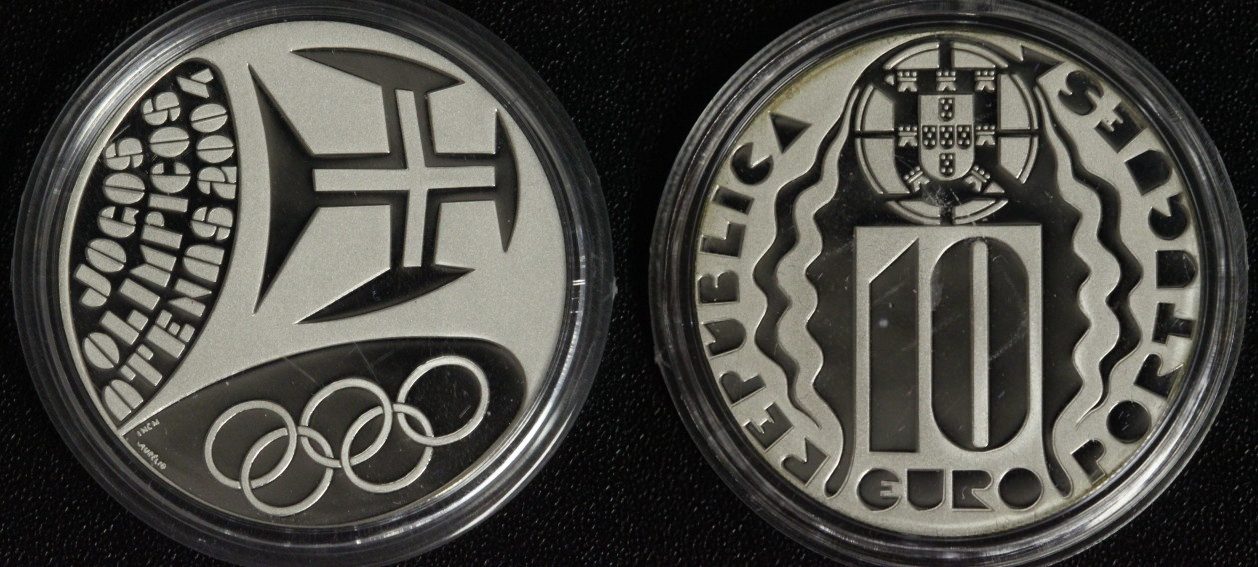 Portugal 10 Euro 2004 Olympia Athen - Silber 925 Proof / l.Pat.* | MA-Shops