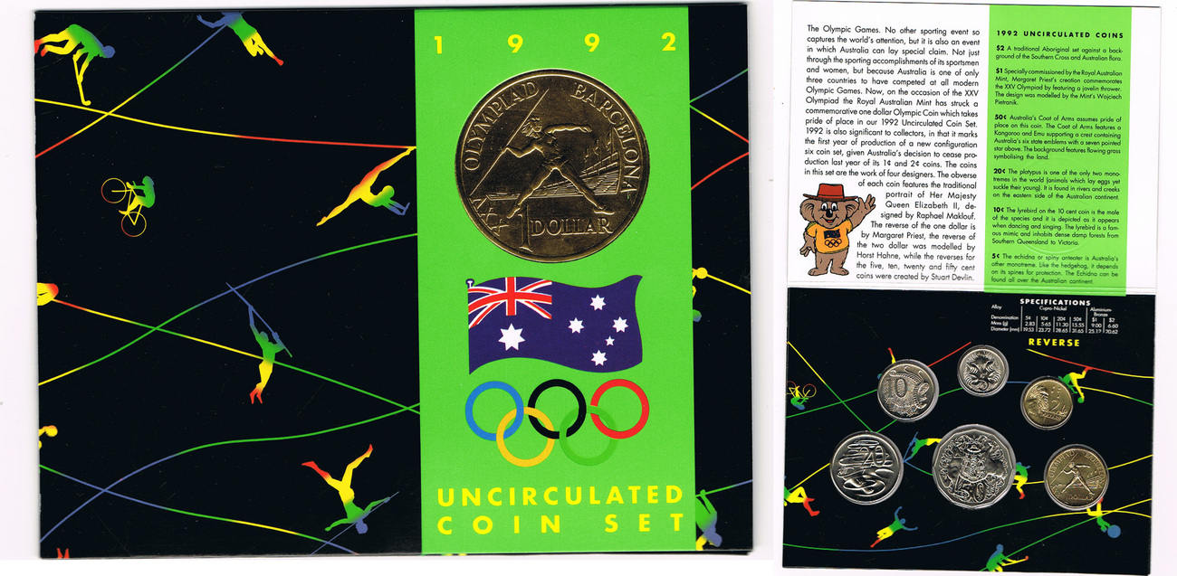 Australien 3 85 Dollars 6 M nzen Australia 6 Coins Uncirculated Australien 3 85 Dollars 6 M nzen Australia 6 Coins Uncirculated