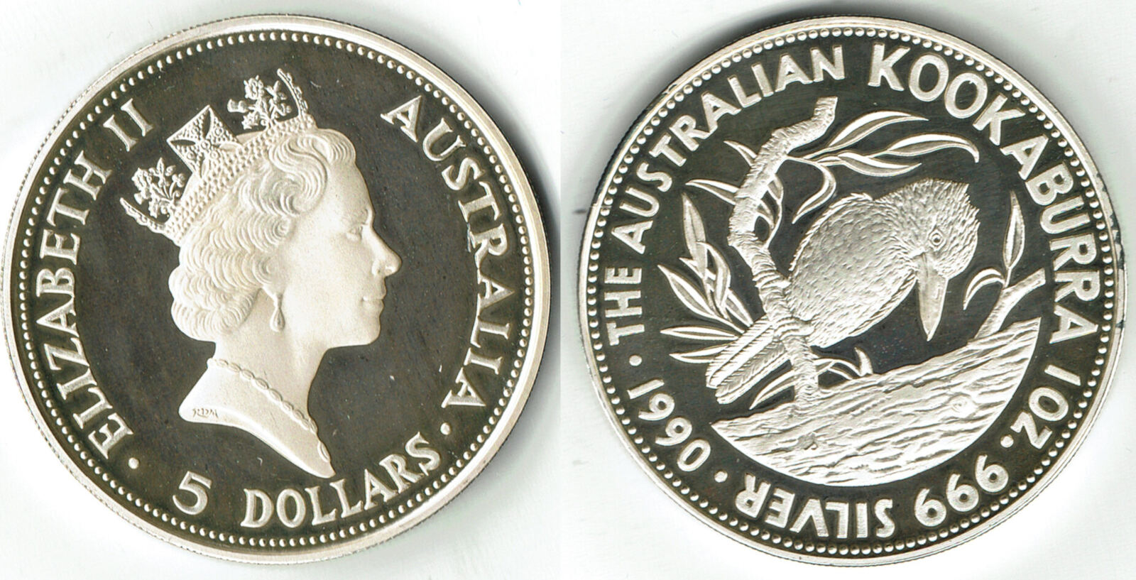 5 Dollars Australien 1990 1 Unze 999er Silber Kookaburra PP Siehe 5-dollars-australien-1990-1-unze-999er-silber-kookaburra-pp-siehe