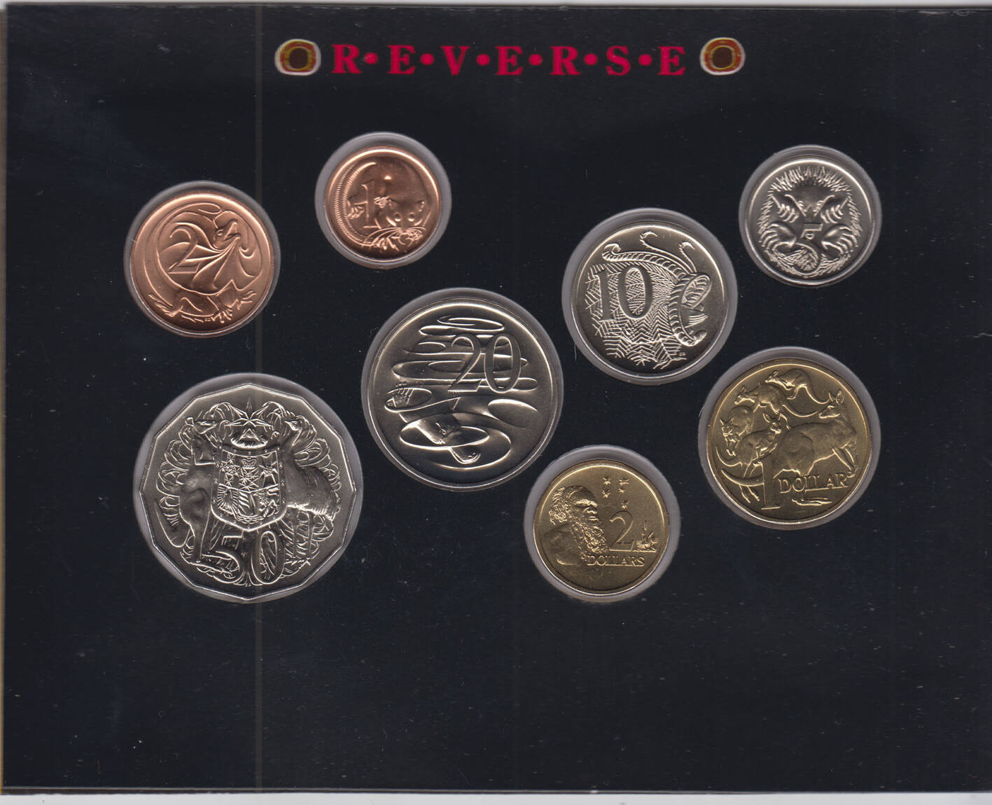 Australien 3,88 Dollars (8 Münzen) Australia, 8 Coins, uncirculated ...