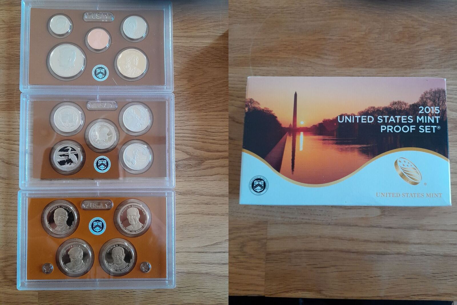 6,91 Dollars 2015 USA, United States Mint Proof Set, with box/COA | MA ...