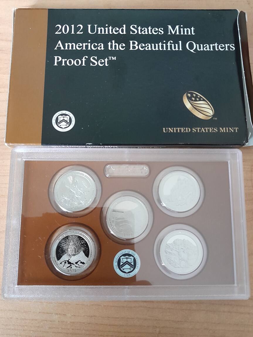 1,25 Dollars 2012 USA, United States Mint America the Beautiful ...