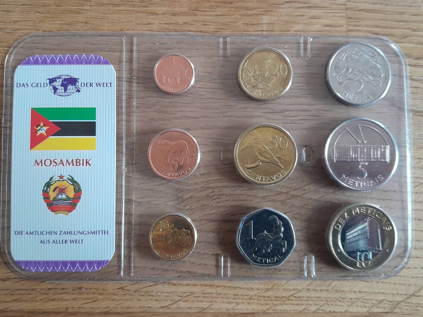 Mosambik 18,86 Meticais (9 Münzen) 2006 Mozambique - Mocambique, coin ...