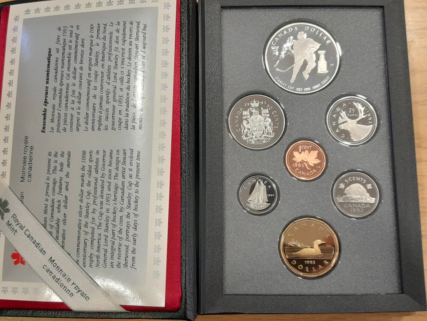 Kanada 2,91 Dollar Canada, Official coin set 1993, Proof, including ...