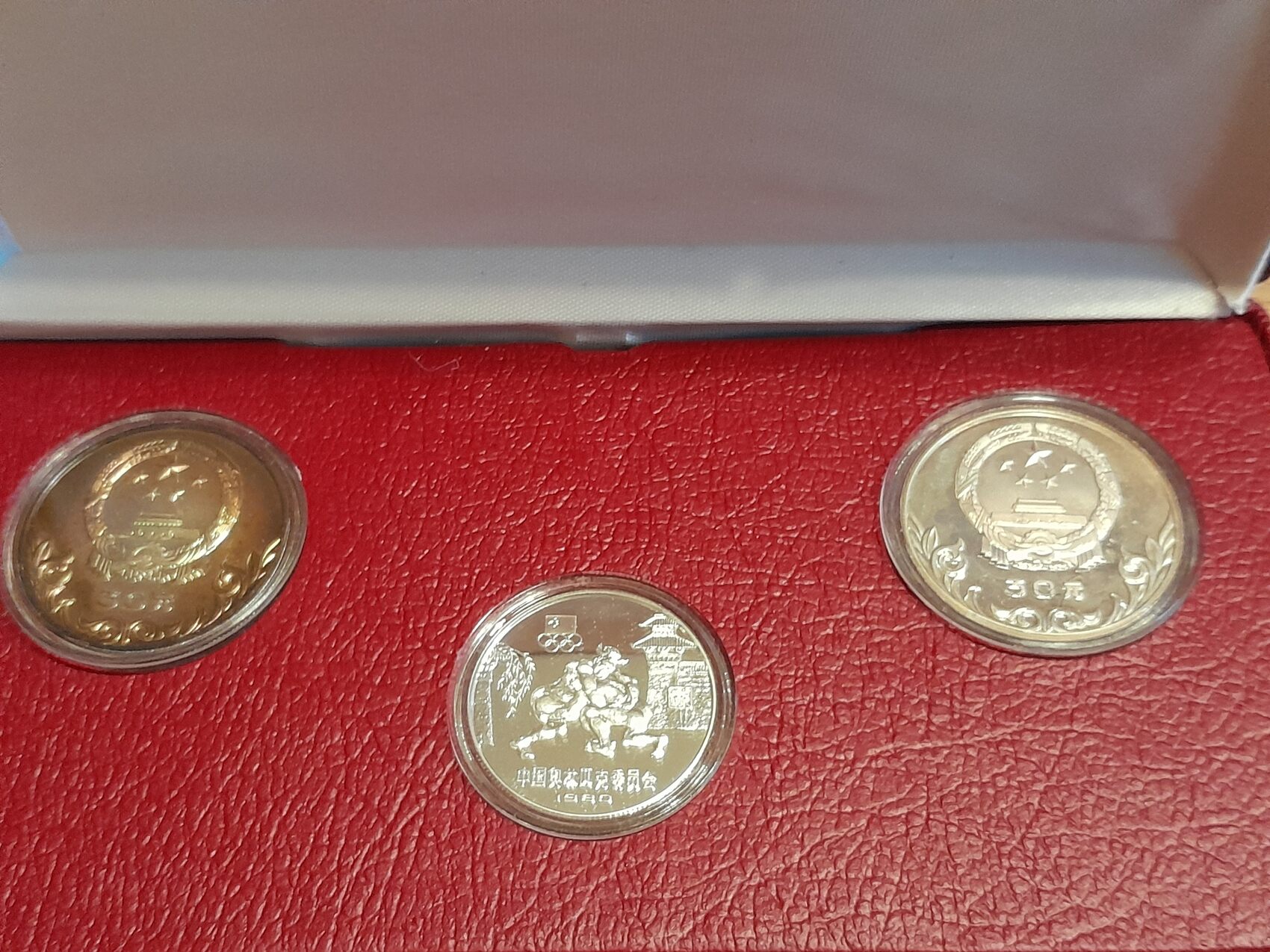 20 Yuan 2 X 30 Yuan 80 Yuan China Silver Coin Set 1980 Moscow
