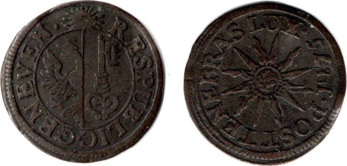 Schweiz - Genf Genf, 6 Deniers 1775, like scan VF | MA-Shops