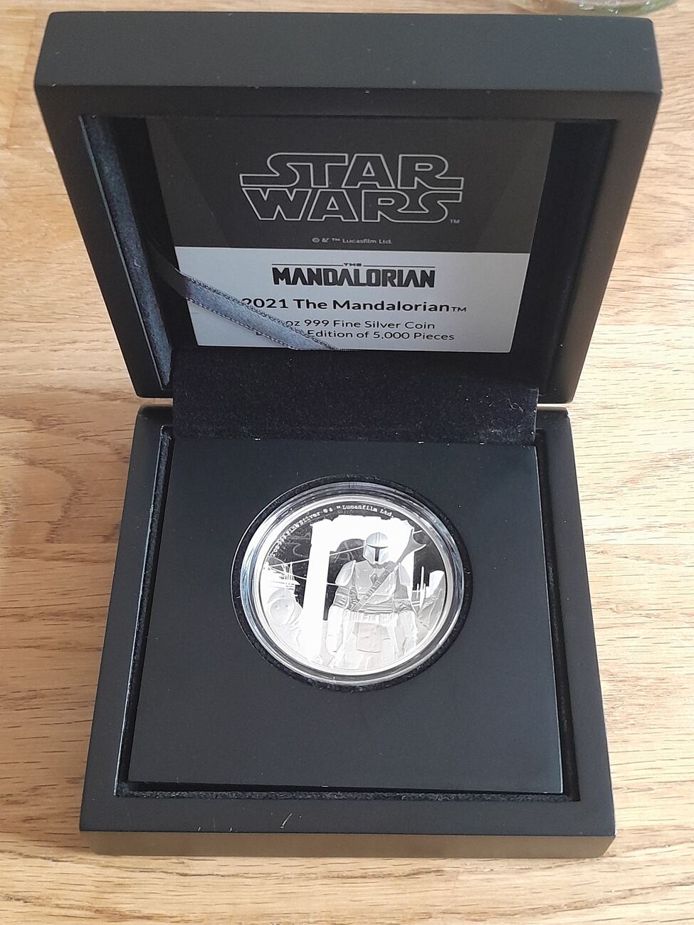 2 Dollars 2021 Niue, 1 ounce silver coin - The Mandalorian, with box ...
