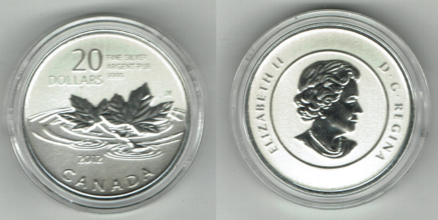 Kanada 2012 Canada silver coin, 20 dollars "springtime", only with ...