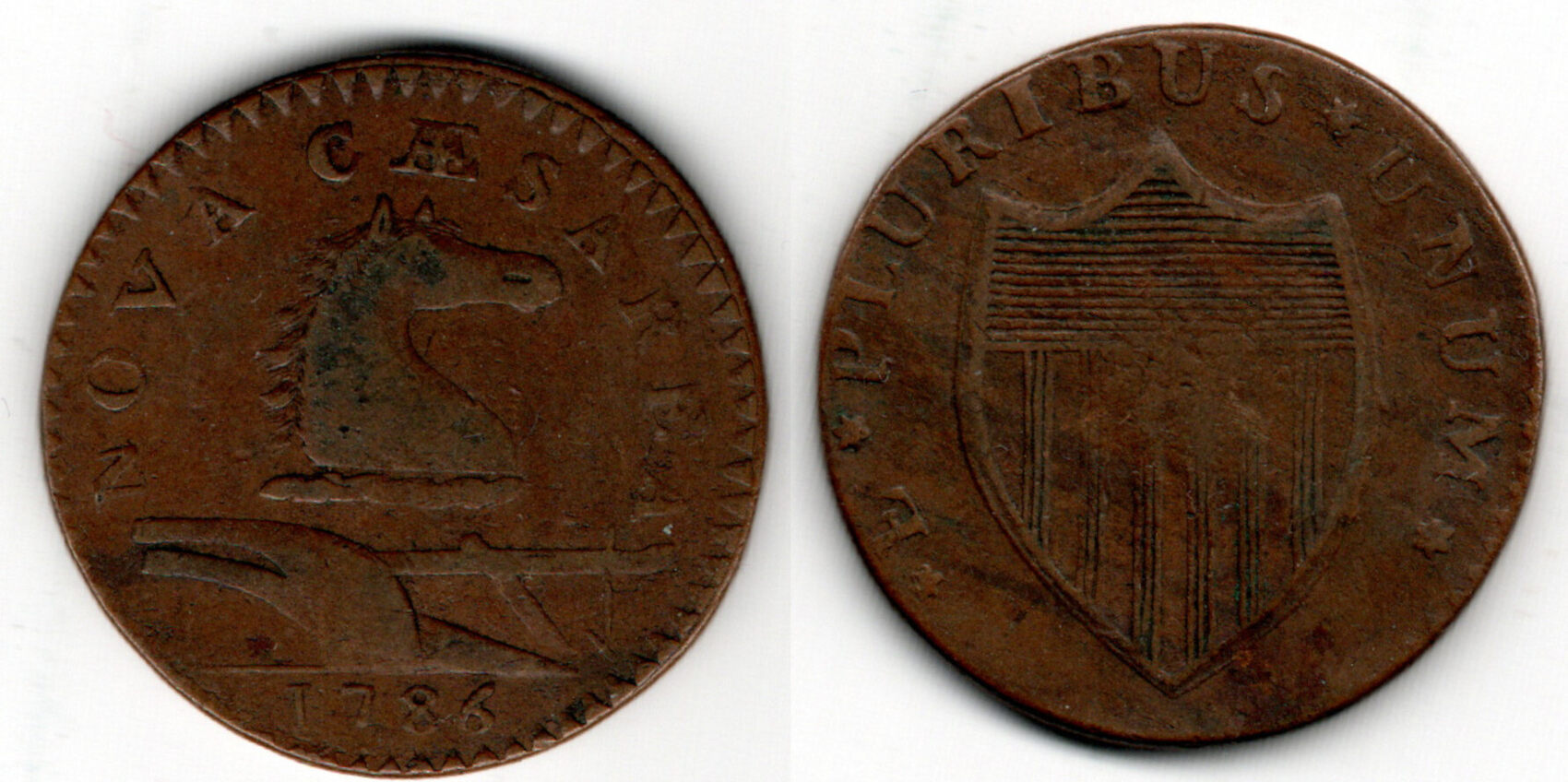 USA - New Jersey - Nova Caesarea New Jersey Colonial Copper Coin (Token ...