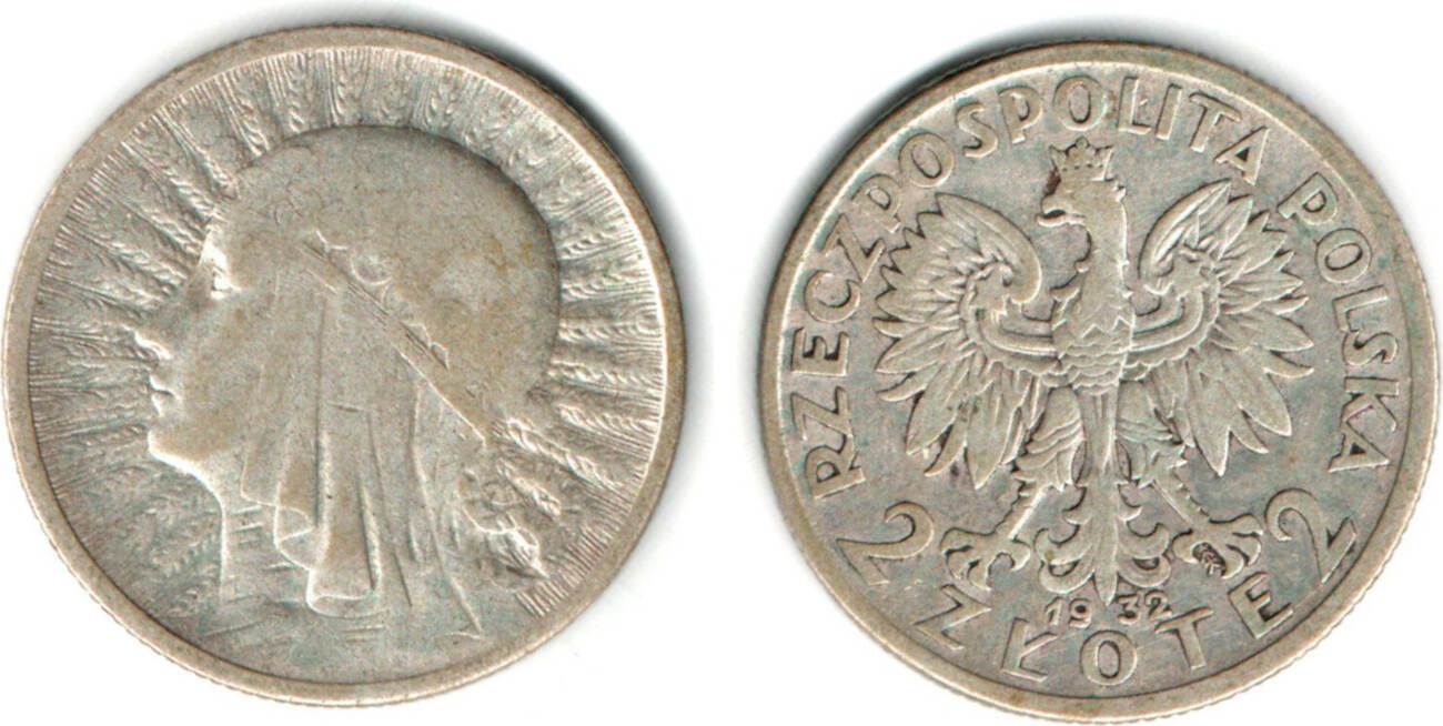 Polen poland, 2 zlotych 1932! VF-EF | MA-Shops