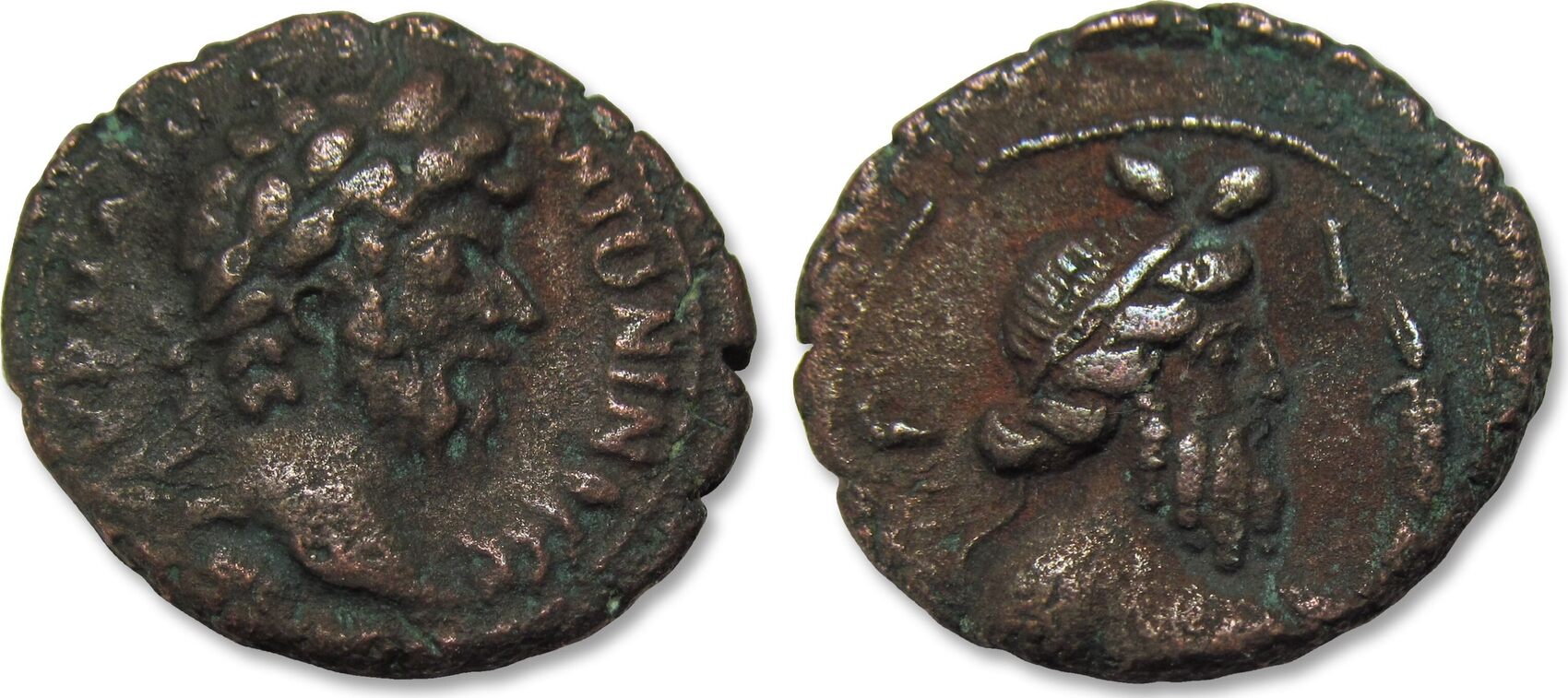 ROMAN EMPIRE BI tetradrachm Marcus Aurelius, Egypt, Alexandria mint ...