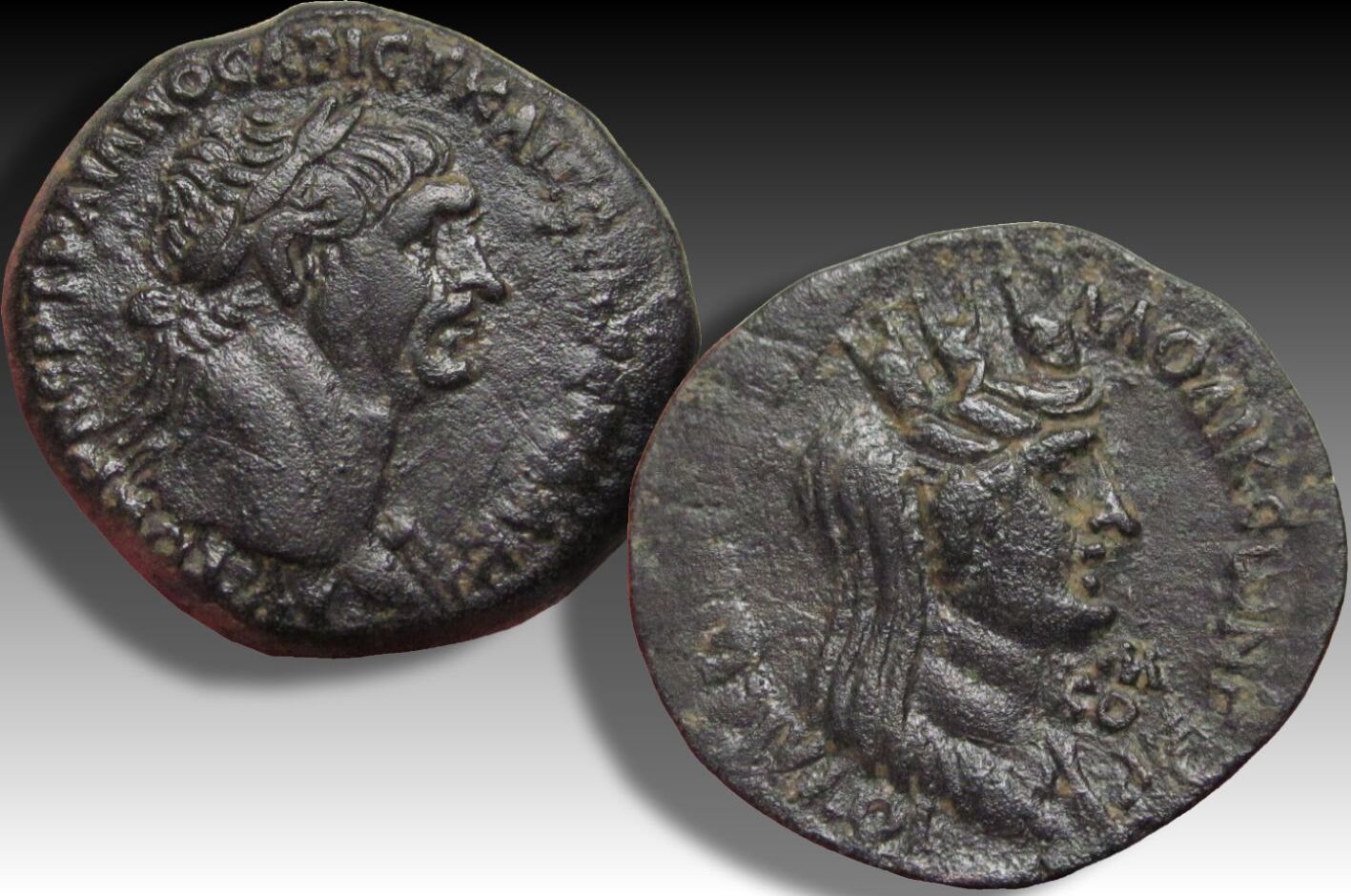 ROMAN EMPIRE AE 27mm provincial coin circa 115-116 A.D. Trajan ...