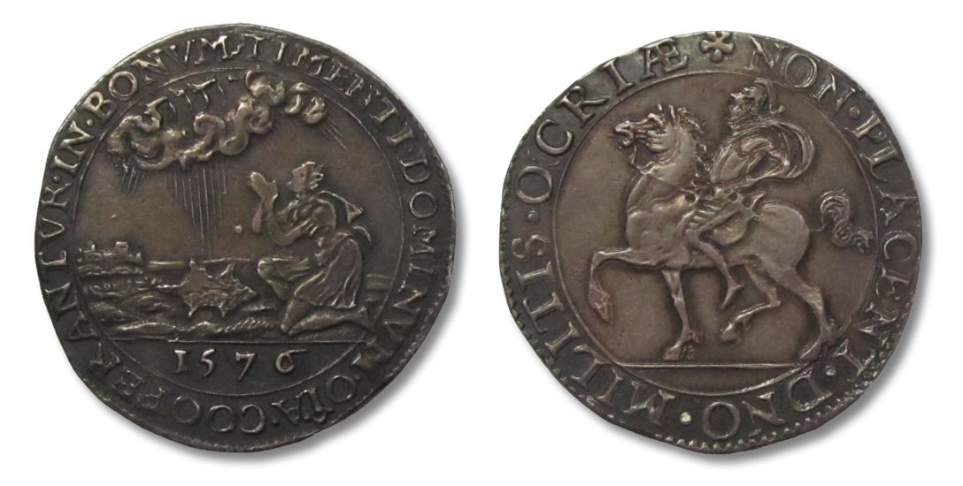 Spanish Netherlands AR jeton AR SILVER jeton 1576: on the pacification ...