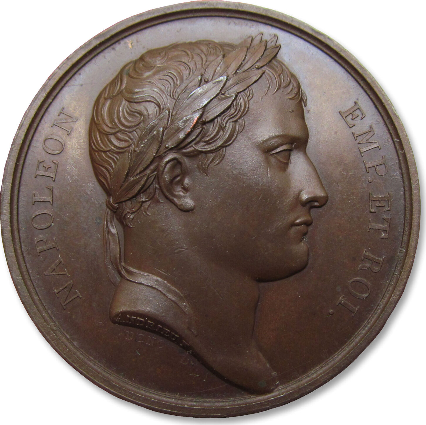 FRANCE - PREMIER EMPIRE AE bronze commemorative medal Napoleon I ...
