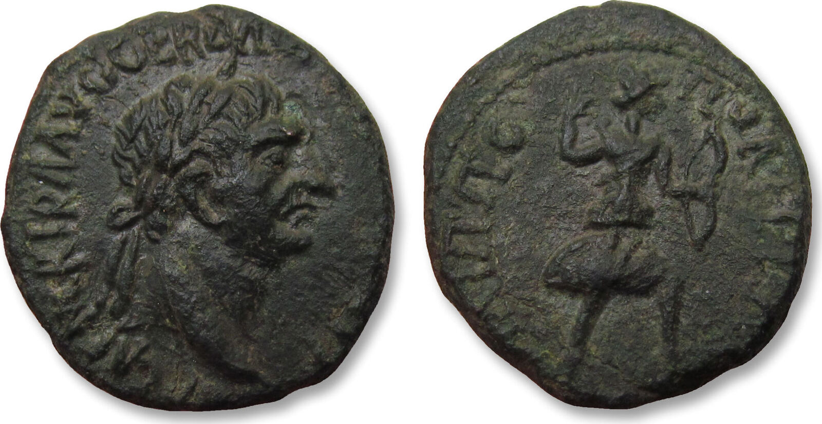 ROMAN EMPIRE Æ 18mm (assarion) 98-117 A.D. Trajan, Thrace ...