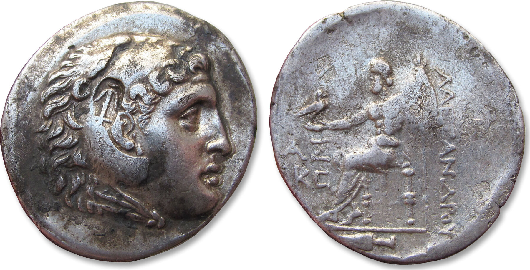ANCIENT GREECE AR tetradrachm circa 187-186 B.C. Alexander III ...